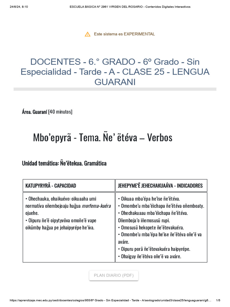 Lengua Guarani Alumno Descargar Gratis Pdf Idiomas Estudios De