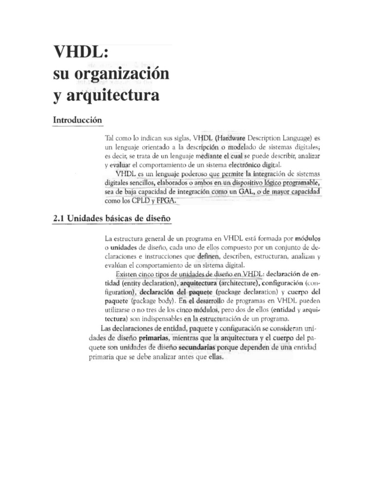 Ensayo VHDL | PDF