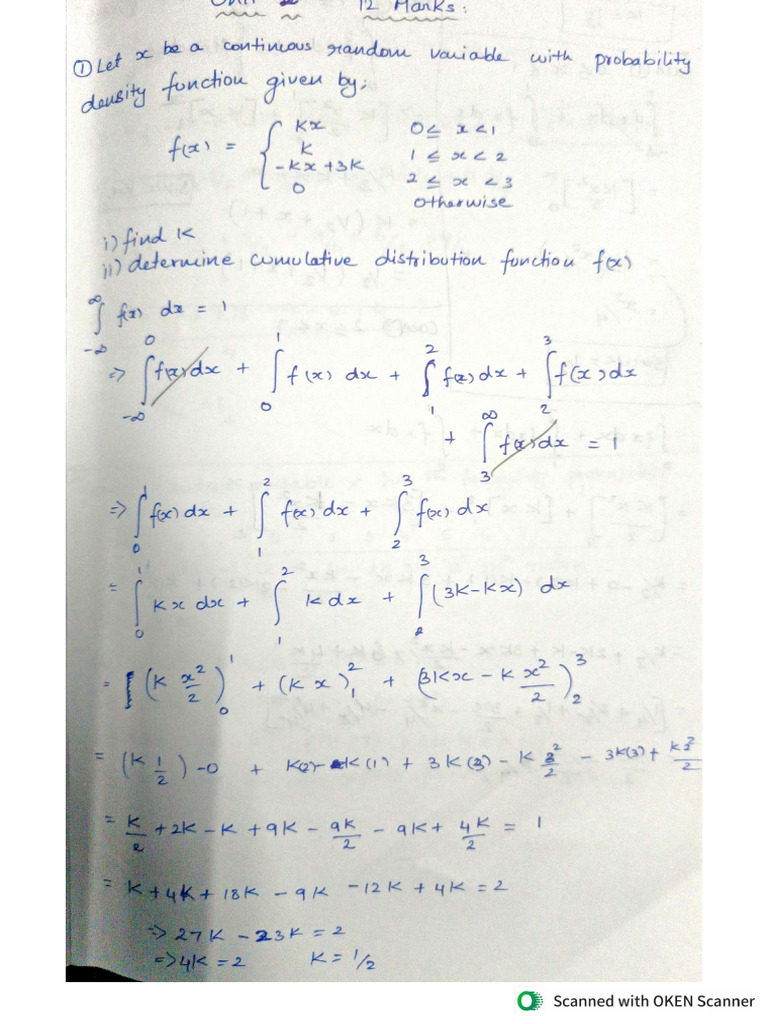 Statistics Unit 2 Imp | PDF