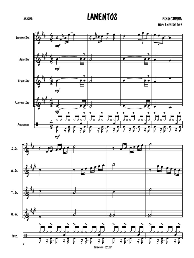 Lamentos - Grade | PDF