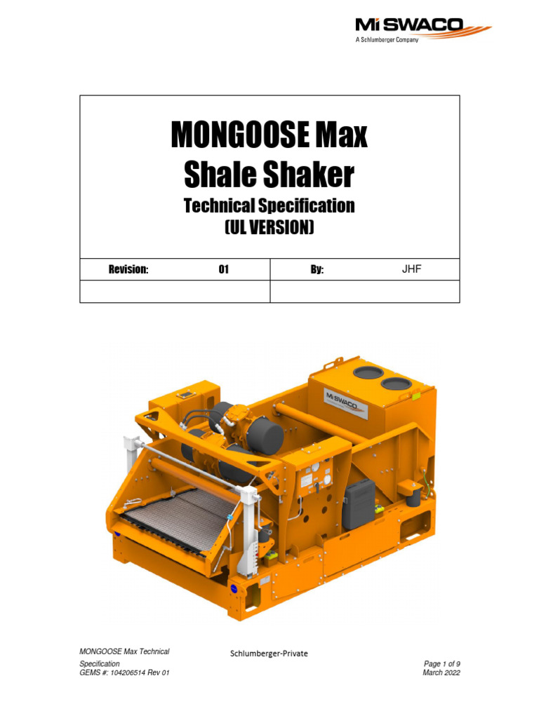 Mongoose Max UL Technical Specification - 7830464 - 01 | PDF ...