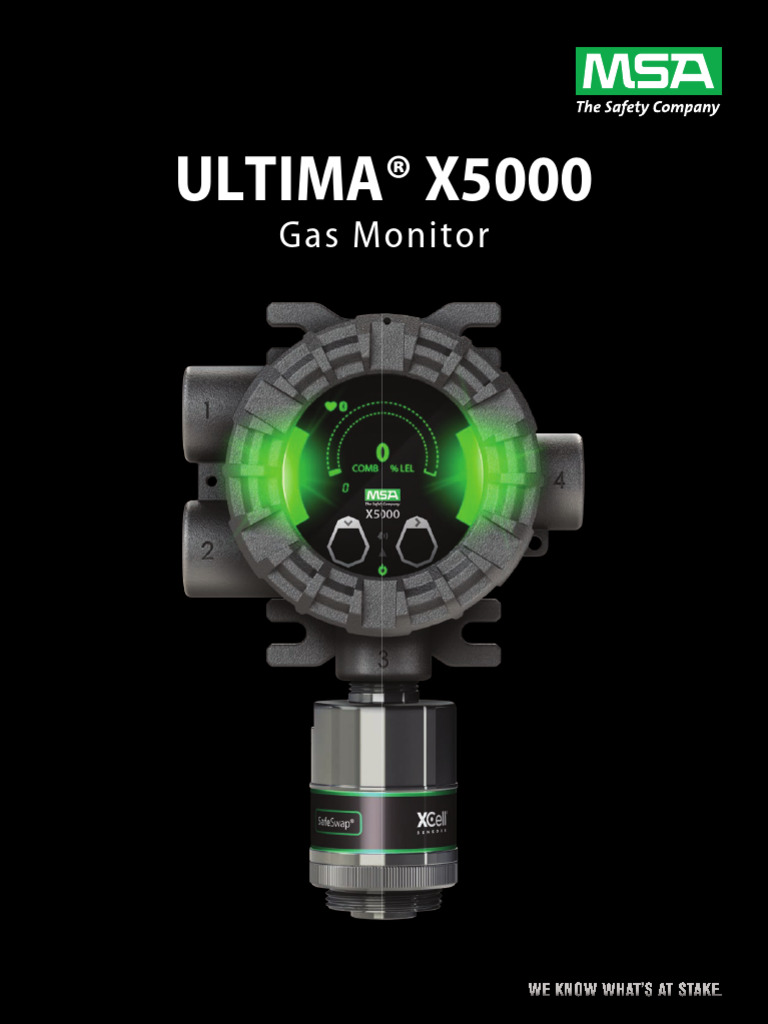 Ultima X5000 Gas Monitor Brochure-En | PDF | Sensor | Measuring Instrument