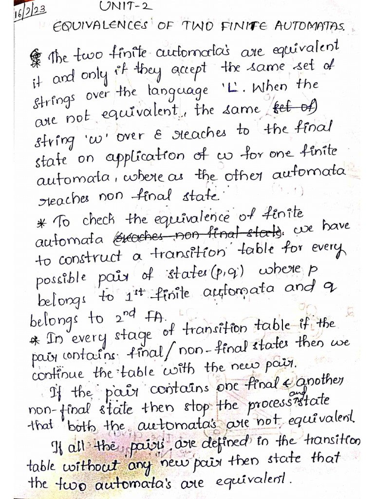 ALC Unit 2 Notes | PDF