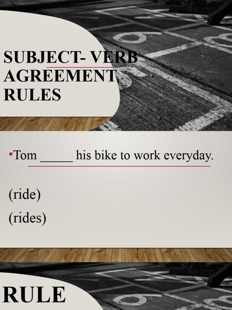Subject - Verb Agreement Rules | PDF | Grammatical Number | Plural