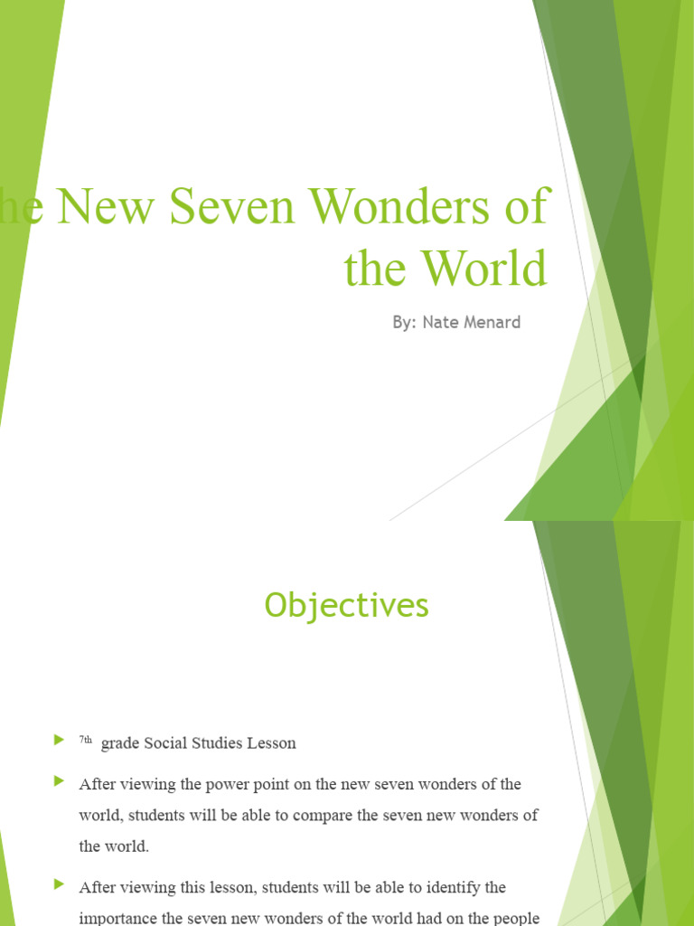 New Seven Wonders of the World Guide | PDF