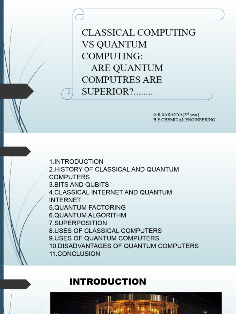 Saranya | PDF | Quantum Computing | Computing