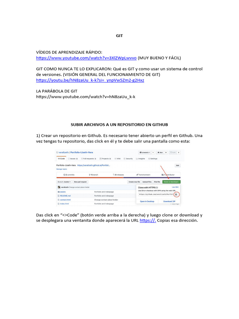 Git Basico | PDF | Archivo de computadora | Informática