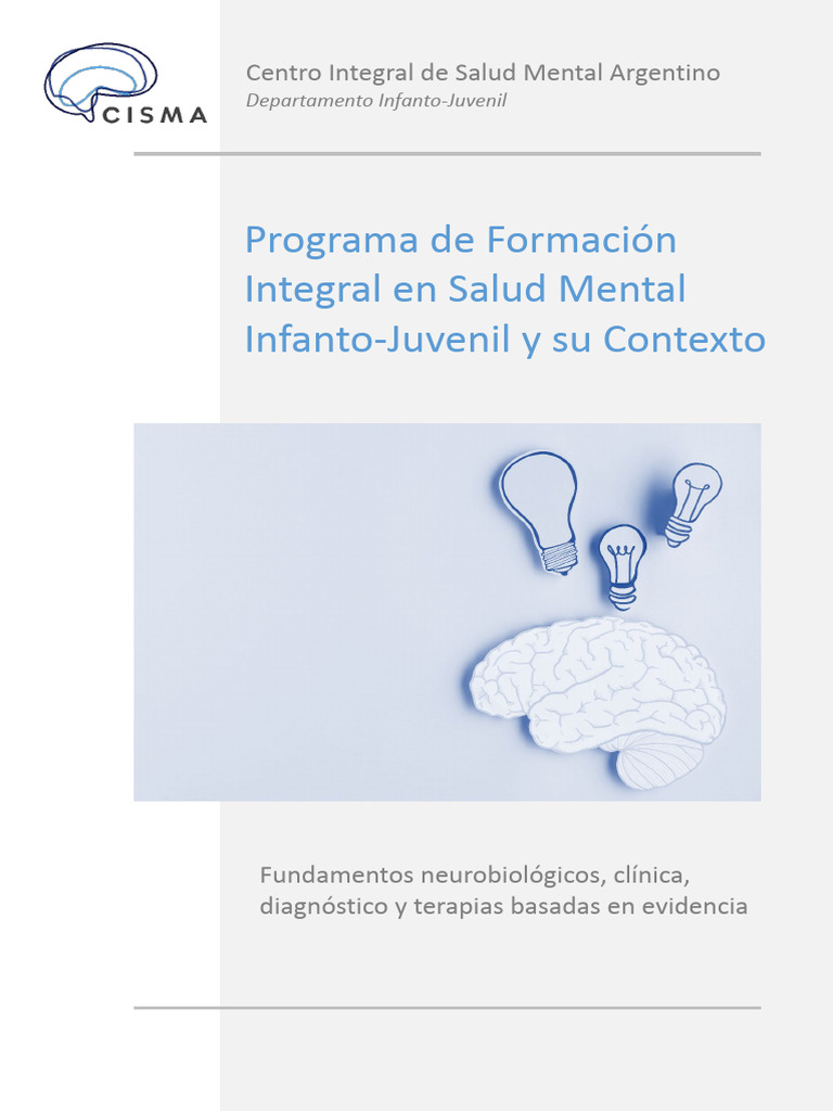 2023 Examen-Programa de Formación Integral en Salud Mental Infanto - Juvenil y Su Contexto ...