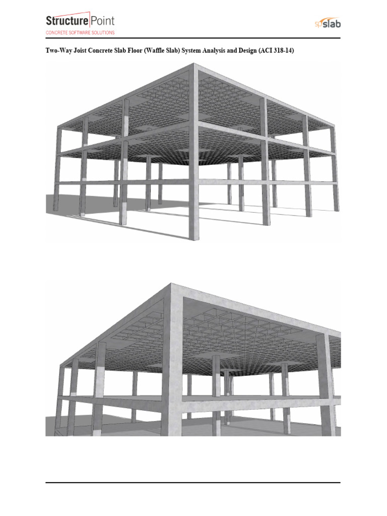 Waffle Slab System Design Guide | PDF | Concrete | Beam (Structure)