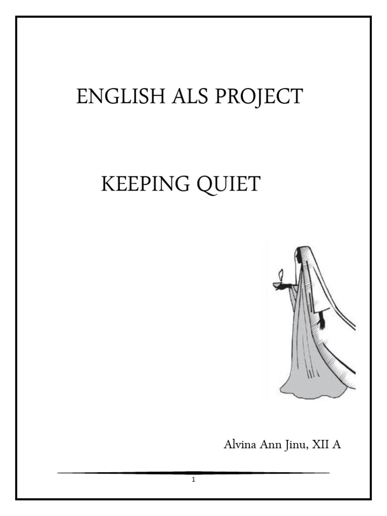 ENGLISH ALS PROJECT Class 12 | PDF | Poetry
