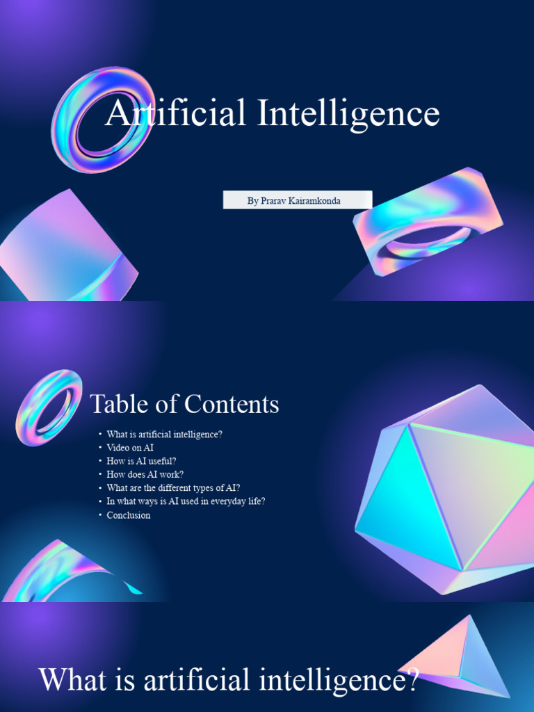 Artificial Intelligence - ICT Project | PDF | Artificial Intelligence ...