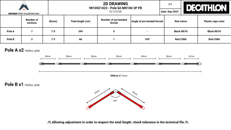 2D Drawing MH100 2P FB | PDF