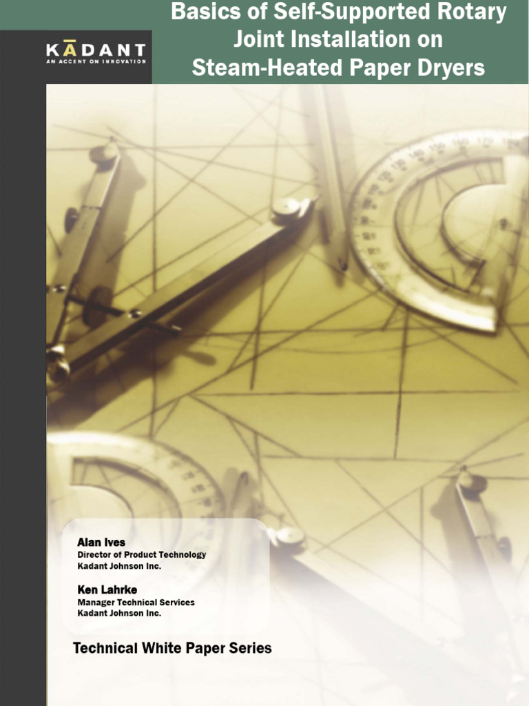 Basics of Rotary Joint Installation 2015 | PDF | Clothes Dryer | Hose