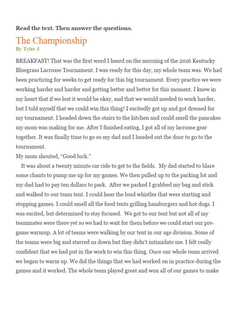 Benchmark Assessment GRD 7reading | PDF