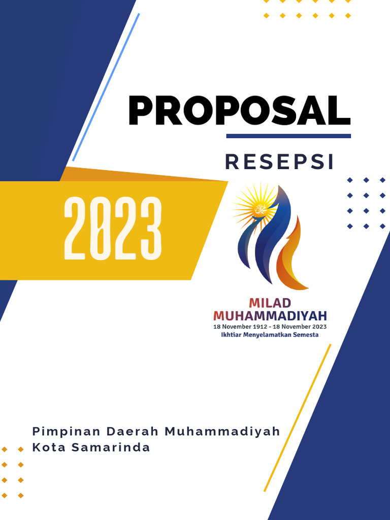 Proposal Milad Muhammadiyah 111 M | PDF