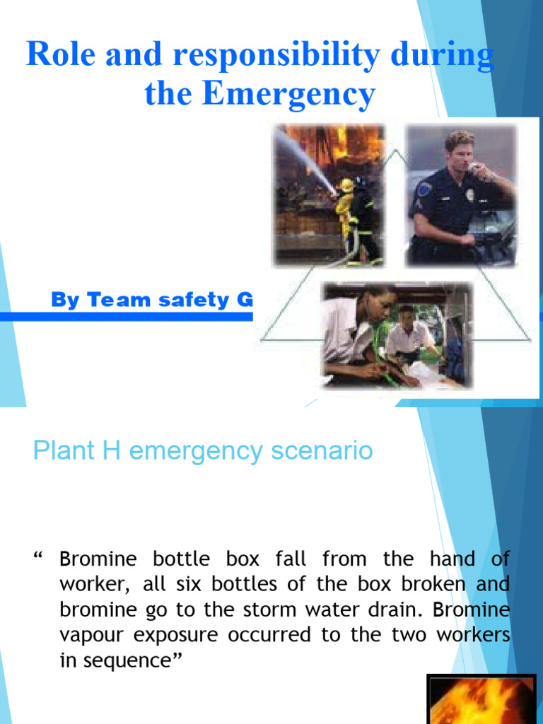 Role and Responsibility During The Emergency | PDF | Emergency ...
