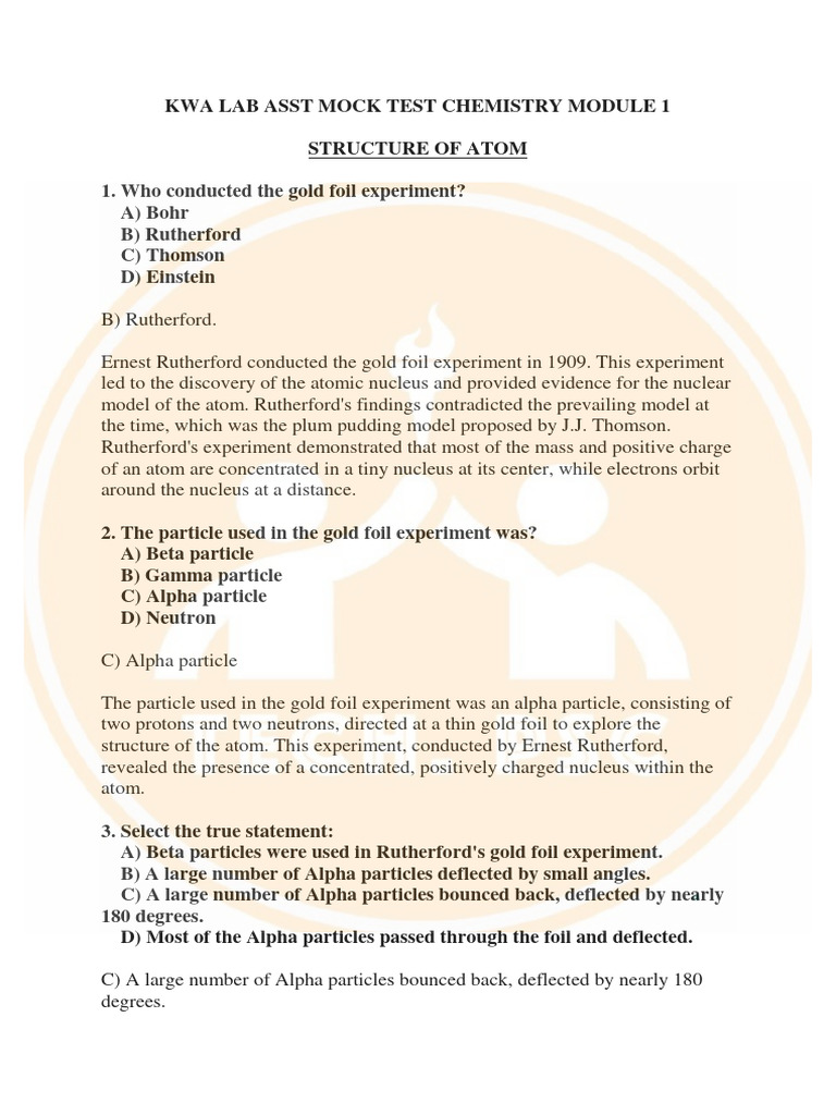 Chemistry Module1 - 34776595 - 2024 - 06 - 22 - 13 - 40 | PDF | Energy ...