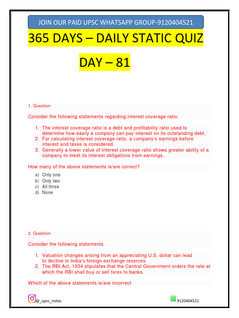 365 Days Day 81 | PDF | Stocks | Interest