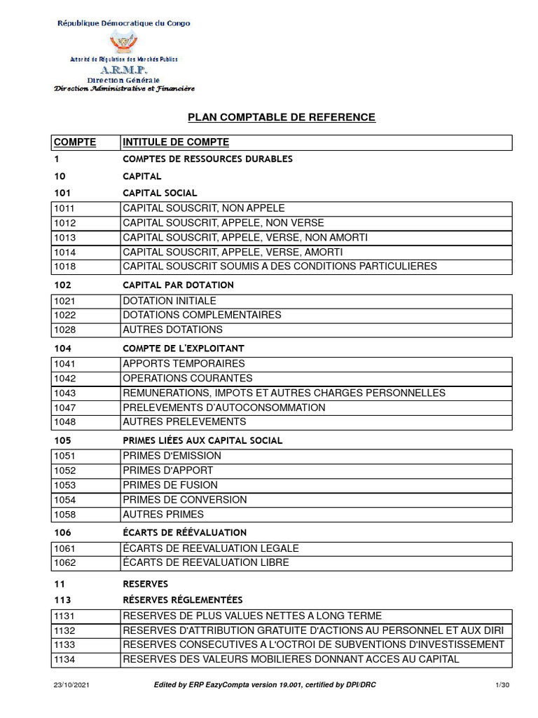 Plan Comptable Location Matériel | PDF | Impôts | Obligation (Finance)