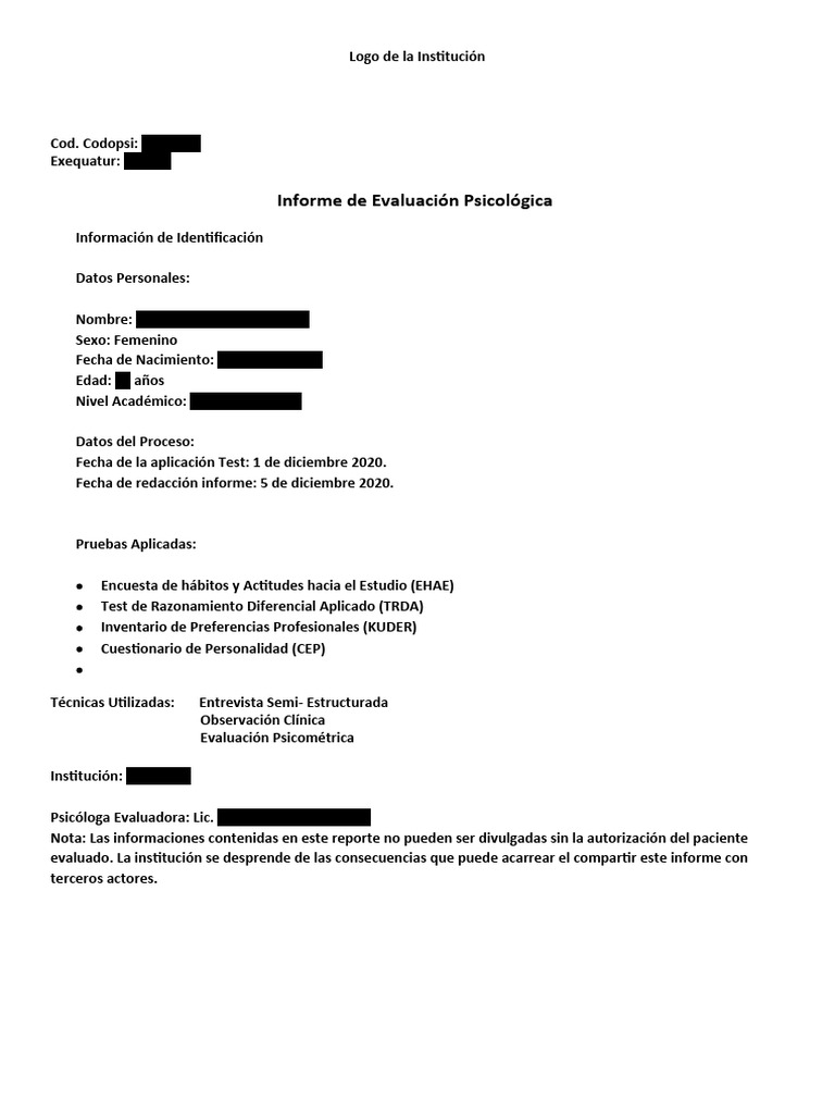 Modelo de Redaccion de Informe | Descargar gratis PDF | Geometría ...