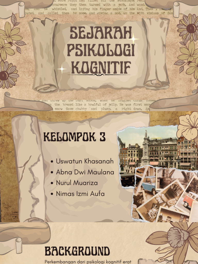 Kel - III - Sejarah Psikologi Kognitif | PDF