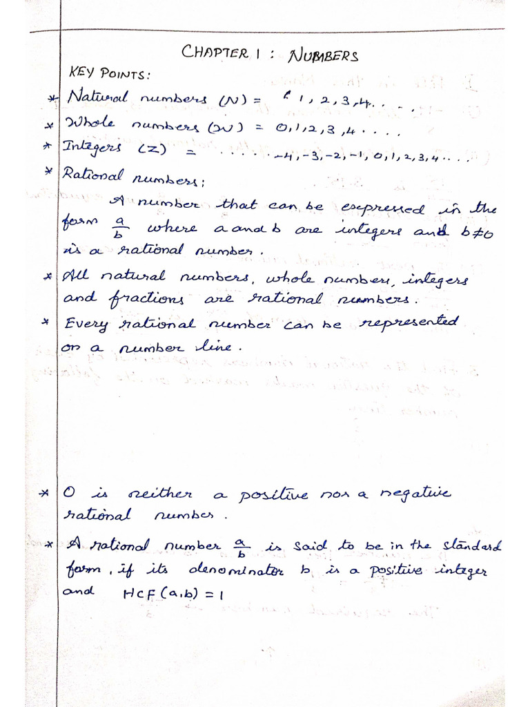 Class 8 Maths, Chapter 1, Exercise 1.1 | PDF