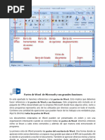 Qué Es La Interfaz de Word | PDF | Microsoft Word | Interfaces gráficas ...
