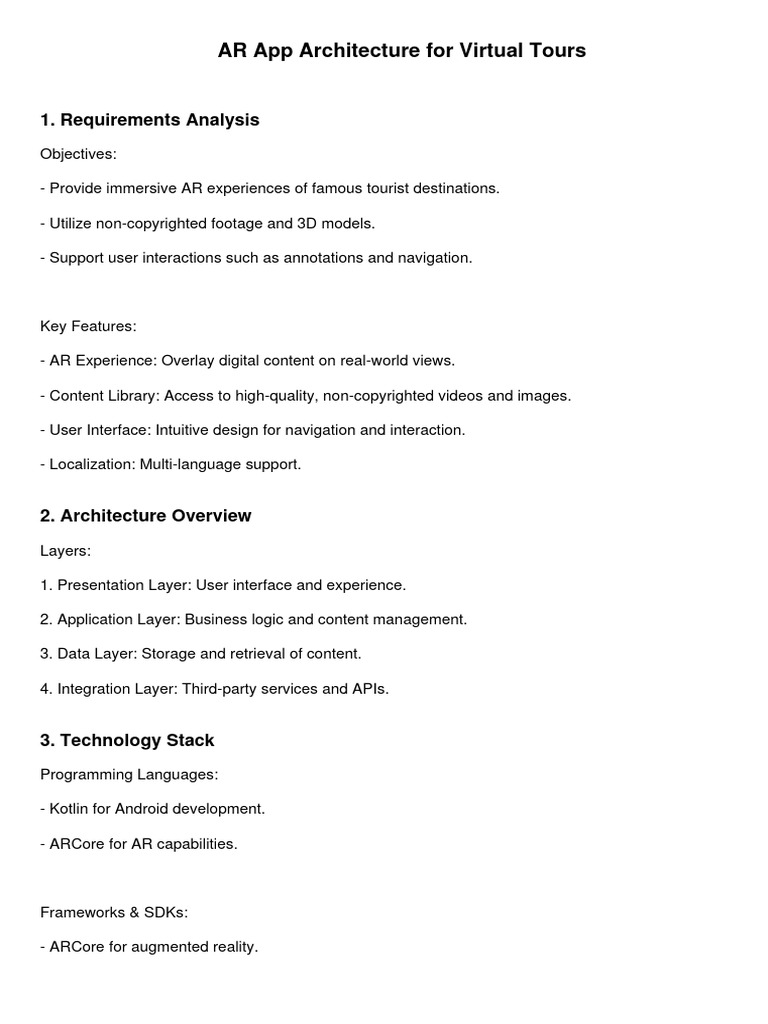 AR_App_Architecture_Virtual_Tours | Download Free PDF | Augmented ...