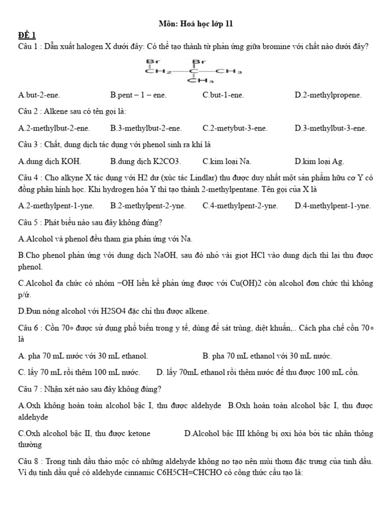 Đè KH o Sát Kì 2 | PDF