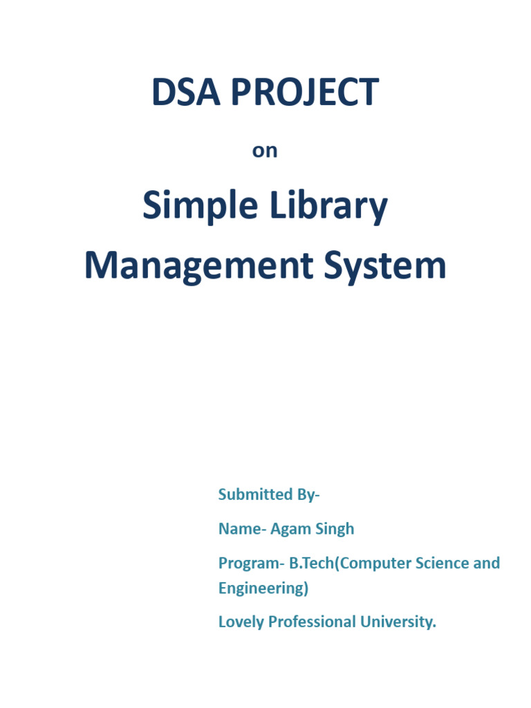 Agam_DSA_project | Download Free PDF | Computer Programming | Software Engineering