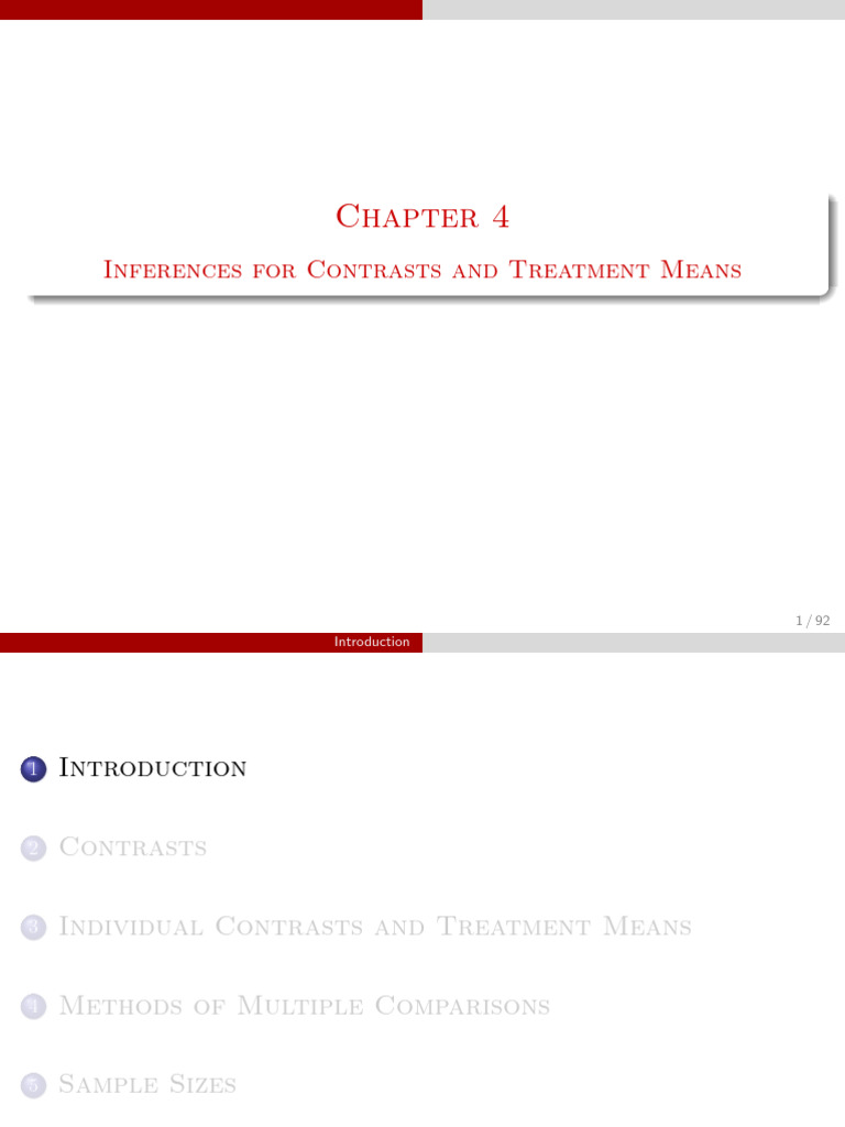 CH 4 | PDF | Mean Squared Error | Confidence Interval