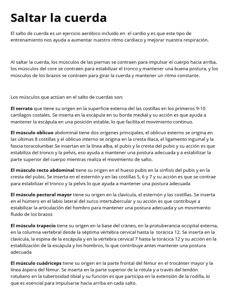 Saltar La Cuerda - 20240619 - 154833 - 0000 | PDF | Rodilla | Sistema ...