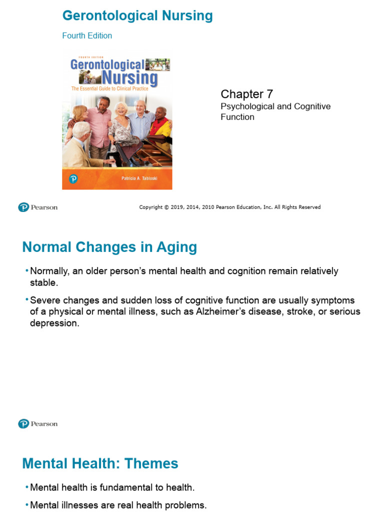 6 - Psychological and Cognitive Function | PDF | Major Depressive Disorder | Mental Disorder