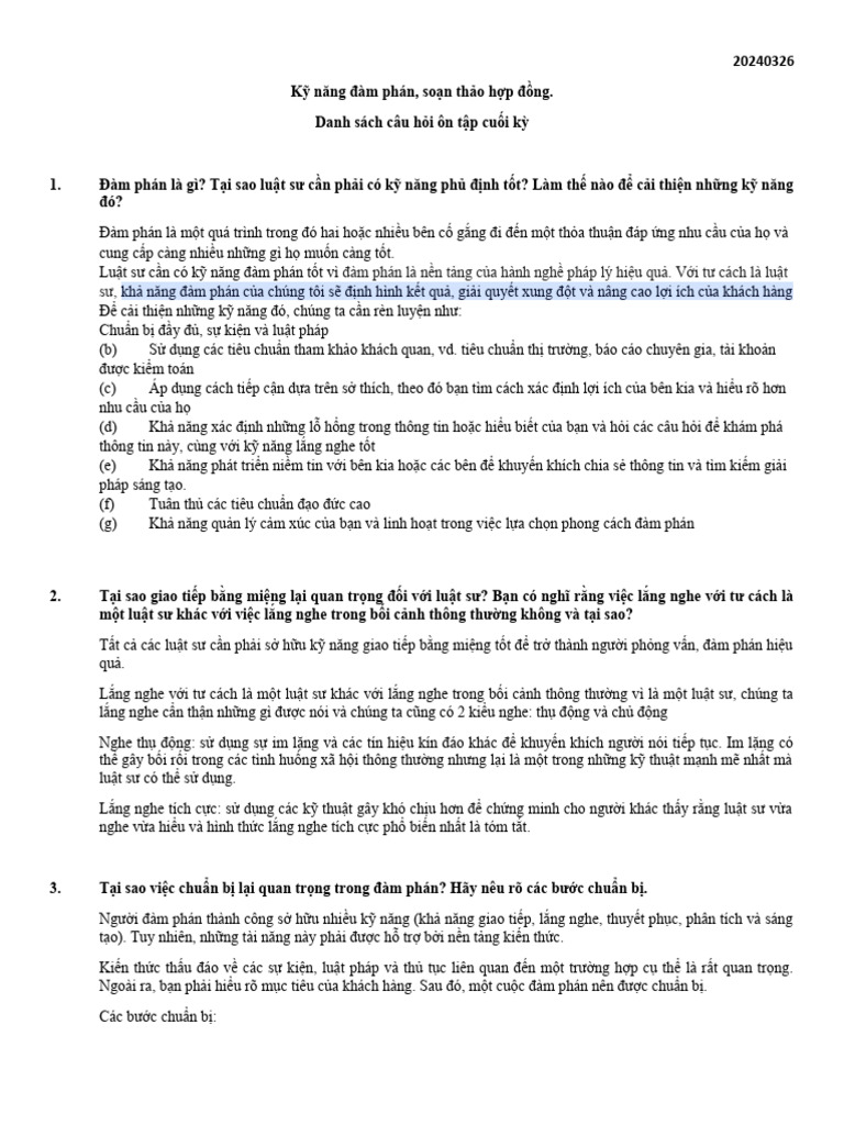 UEF - List of Review Questions - Final Exam - 20240326 | PDF