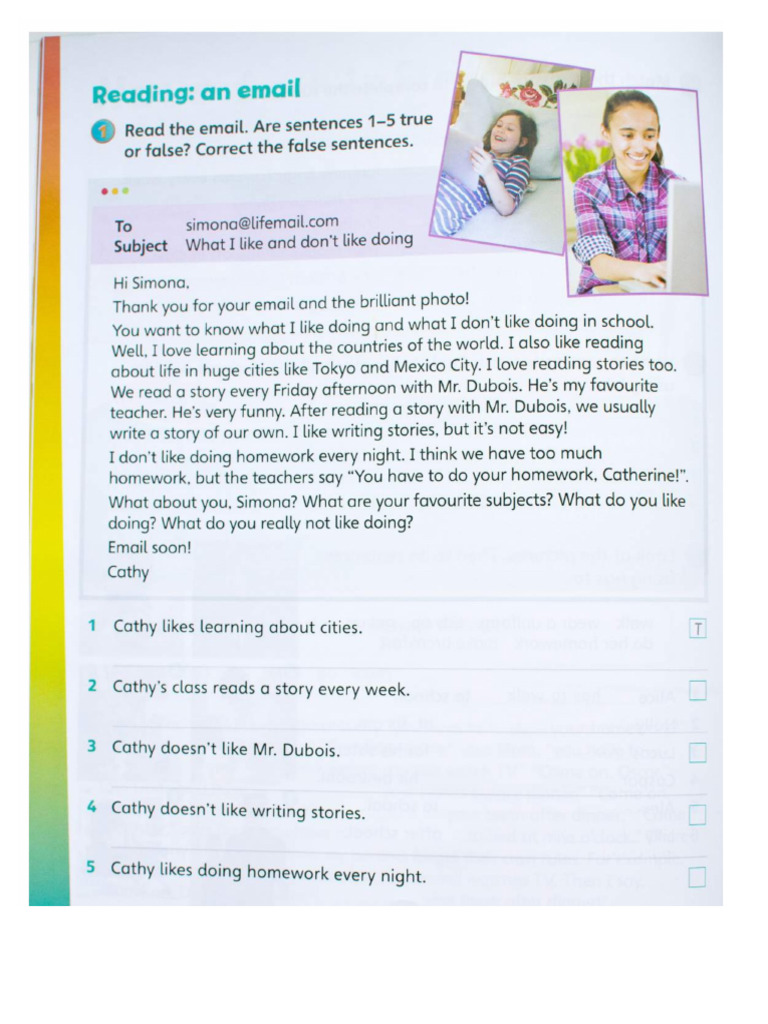 Writing An Email | PDF