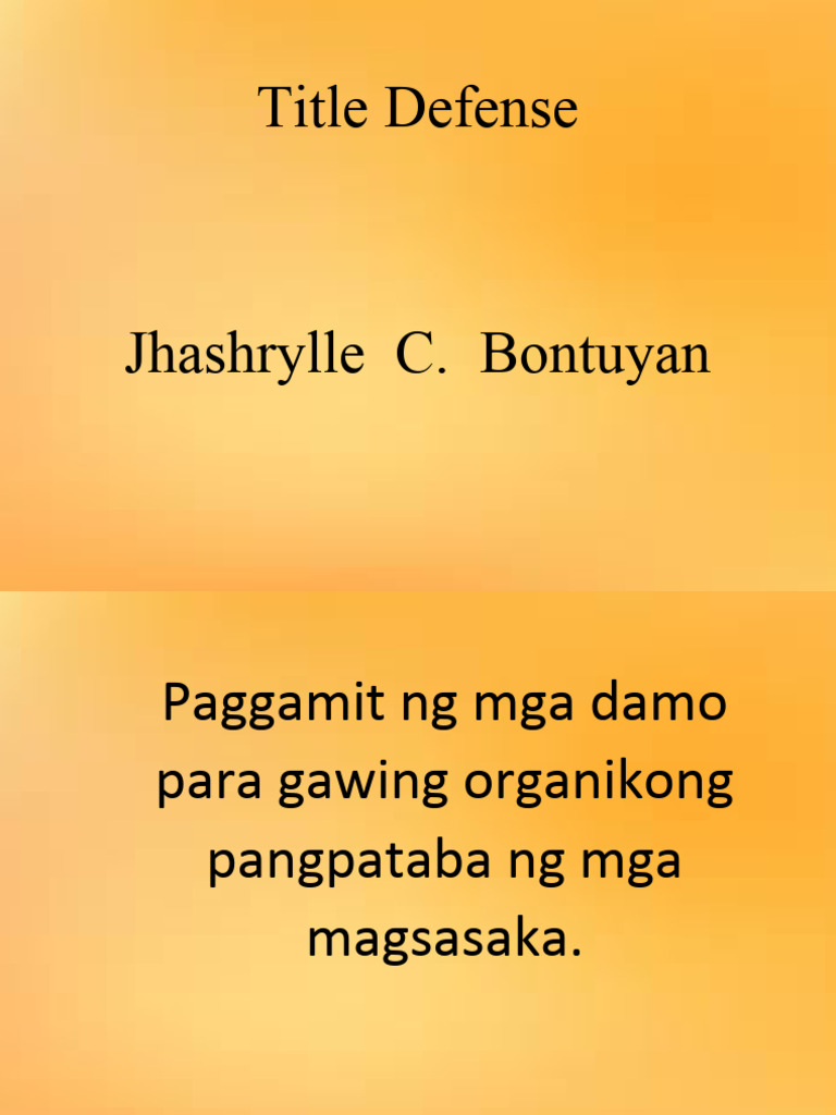 Title Defense | PDF