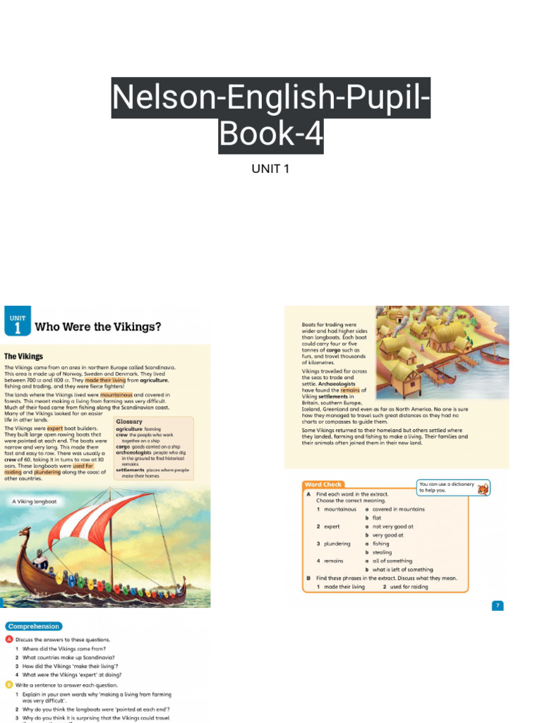 Nelson English Pupil Book 4. | PDF