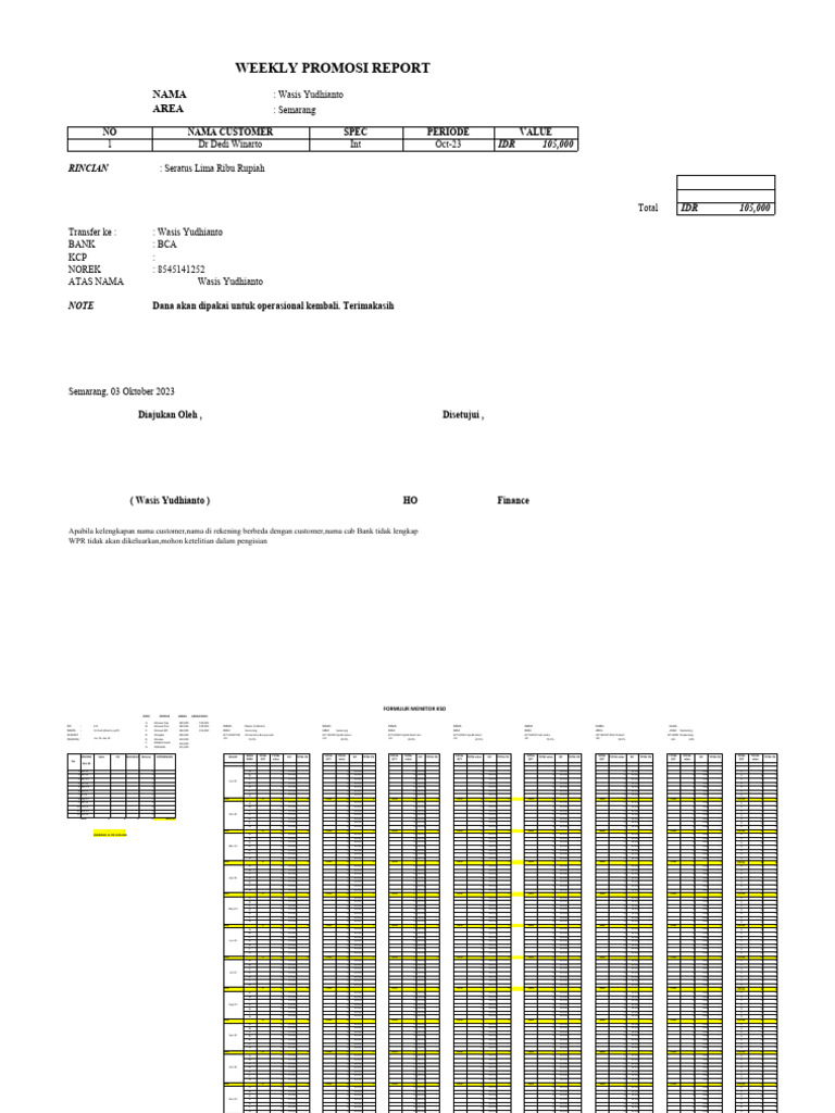 WPR NEW Talangan DR Dedi, SPPD Sept 2023 WASIS | PDF