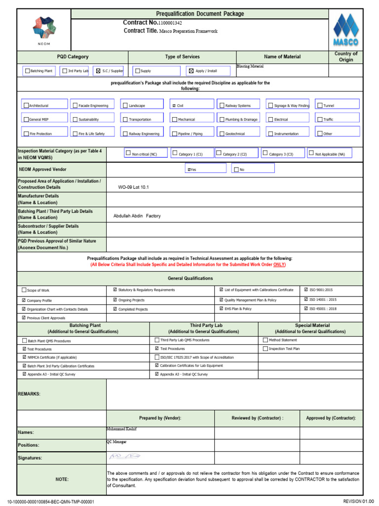 PQD. Shotcrete Abdullah Abdin PDF | PDF | Concrete | Verification And ...