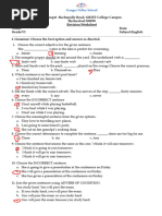 Answering Questions in Full Sentences | PDF | Poetry | Question