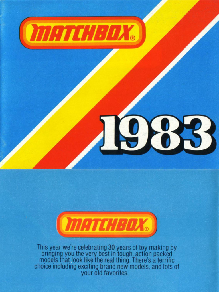 Matchbox 1983 Catalogue | PDF