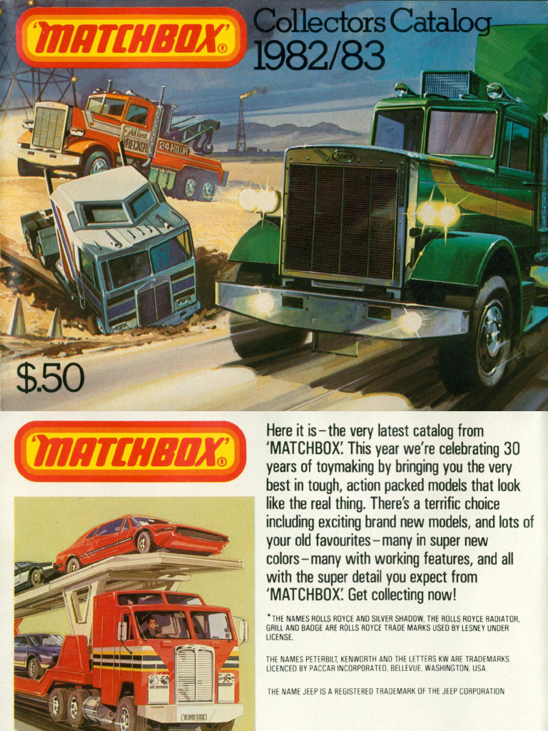 Matchbox 1982 Catalogue | PDF