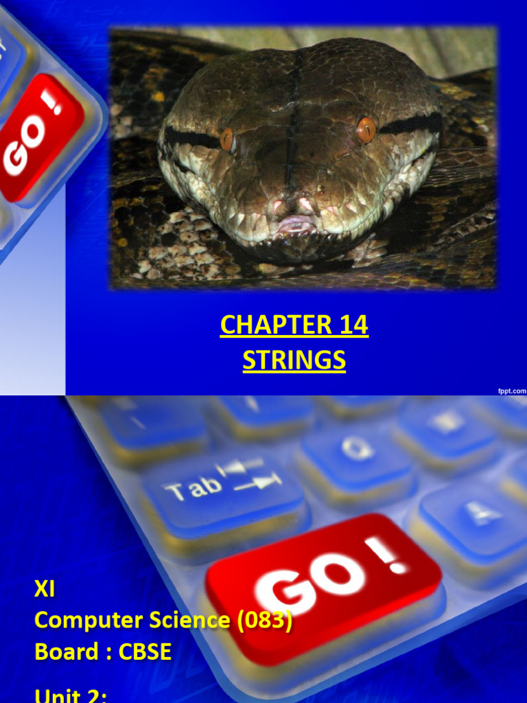 Chapter 11 Strings Pdf String Computer Science Boolean Data Type 1114
