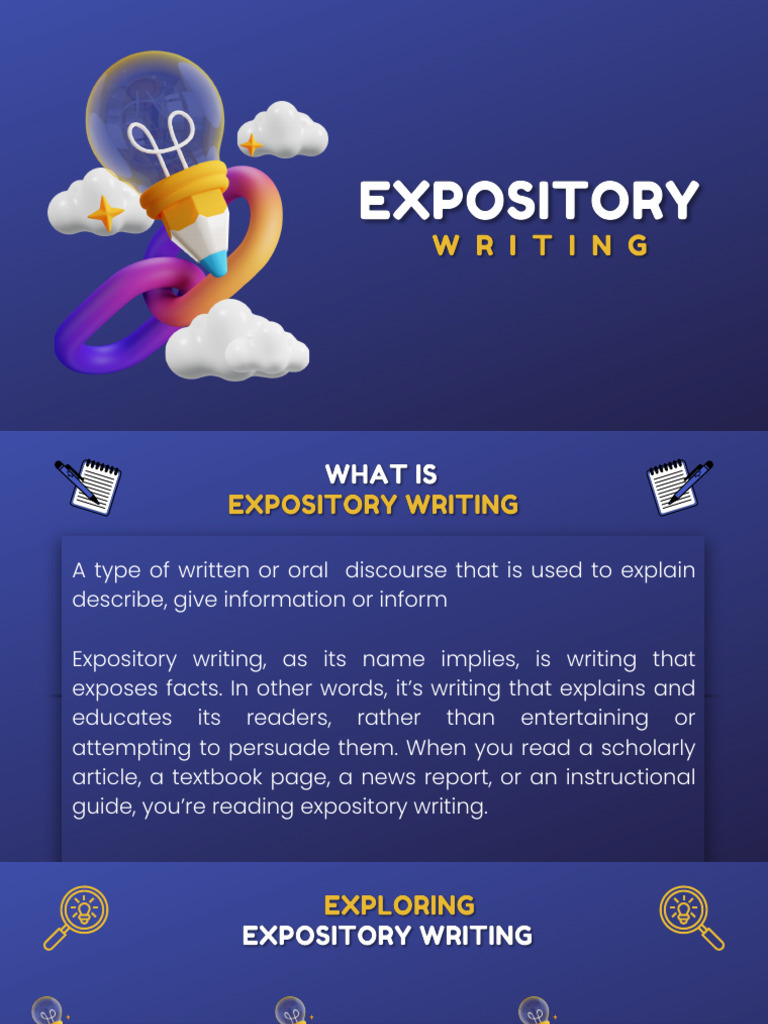 Expository writing | PDF | Human Communication | Cognition