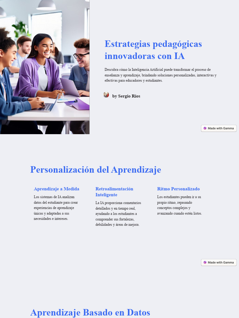 Estrategias Pedagogicas Innovadoras Con IA | PDF | Inteligencia ...