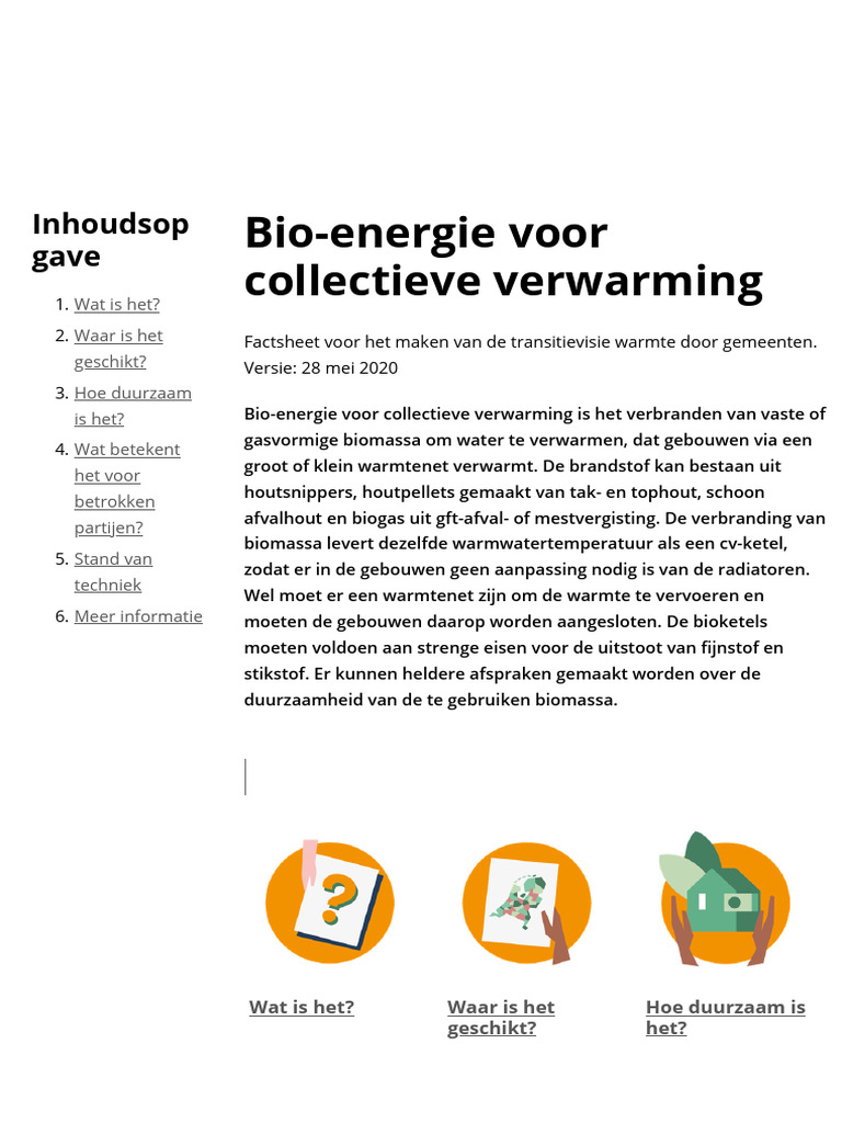ECW - 2021 - Bio-Energie Voor Collectieve Verwarming - Expertise ...