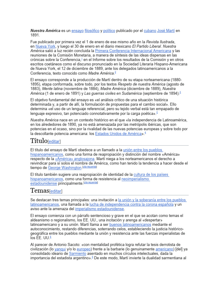 Ensayo de Nuera America | PDF | America latina | Ensayos