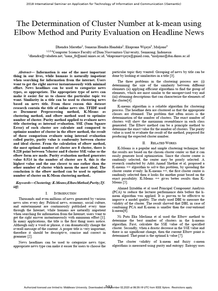 marutho2018 | PDF | Cluster Analysis | Principal Component Analysis