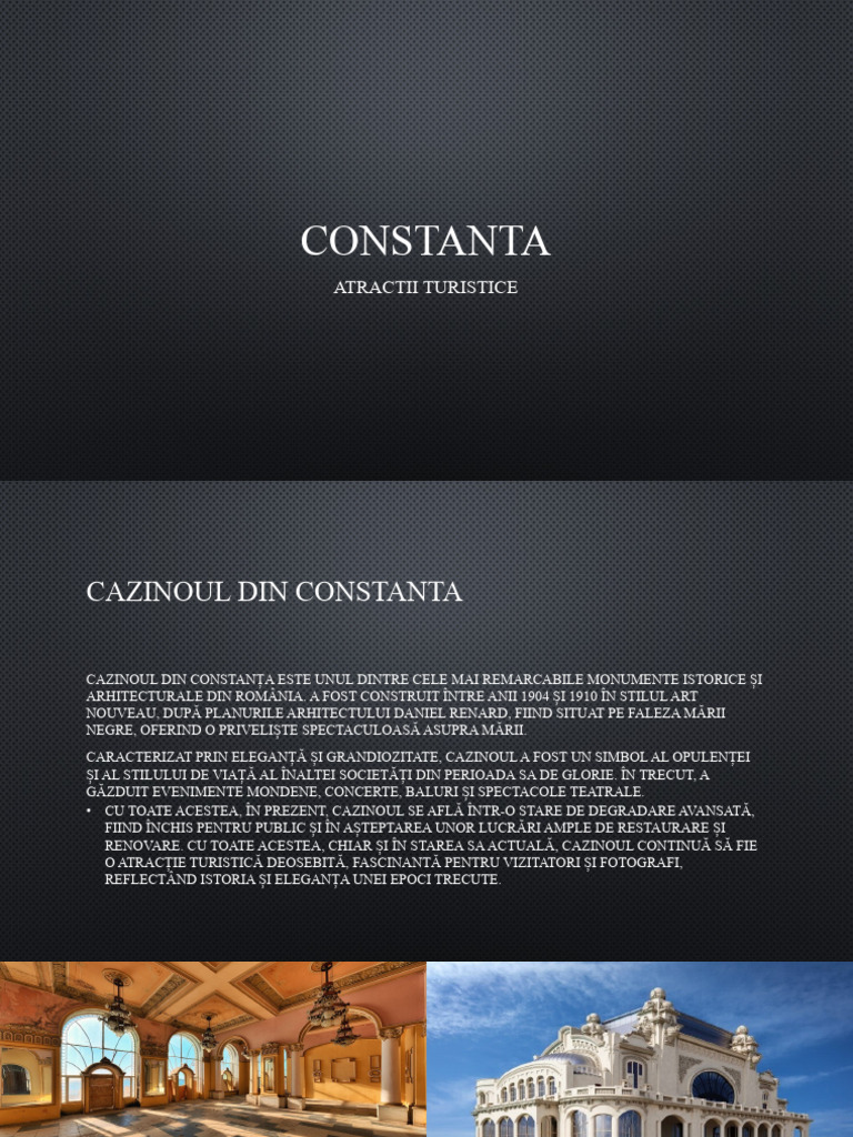 Constanta: Atractii Turistice | PDF
