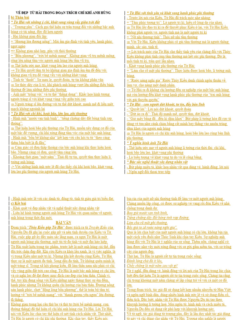 văn 10 cuối hkii | PDF